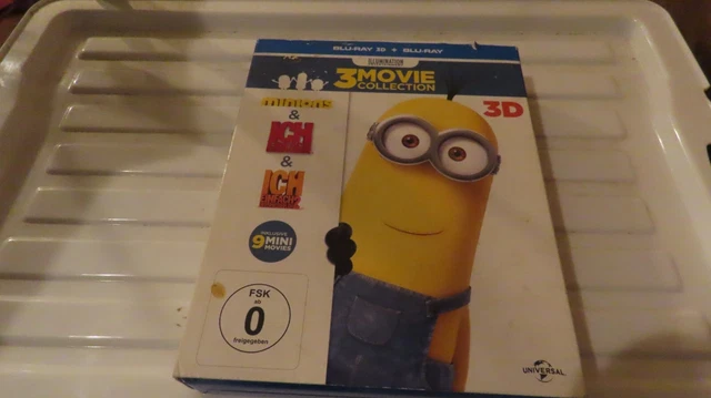 MINIONS 3 MOVIE Collection - Blu-Ray 3D + Blu-Ray - Sammlungsauflösung ...