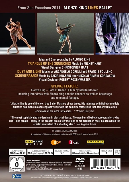 ALONZO KING LINES Ballet (DVD) Various Artists £15.16 - PicClick UK