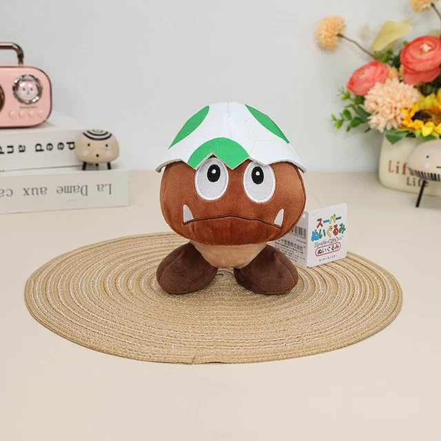 6& SUPER MARIO Bros Wonder Plush Standee of Goomba Yoshi Stuffed Toy ...