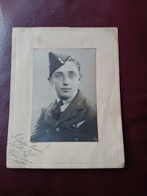 WW2 ORIGINAL PHOTO Portrait Sergeant Air Gunner " Tony " 6 X 4 £14.99 ...