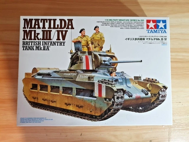 TAMIYA 35300 MATILDA Mk.III/IV British Infantry Tank Mk.IIA 2009 1/35 ...