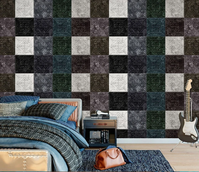 3D DARK RETRO K3041 Wallpaper Mural Self-adhesive Removable Sticker ...