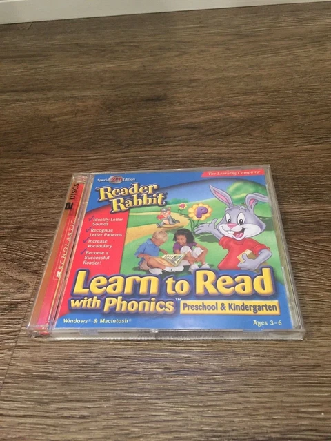 READER RABBIT LEARN To Read With Phonics Preschool & Kinder-2Cd $6.99 ...