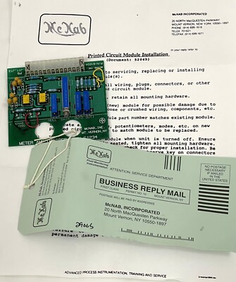 MCNAB INC. US MILITARY SURPLUS ELECTRONIC SIGNAL MODULATOR GENERATOR ...