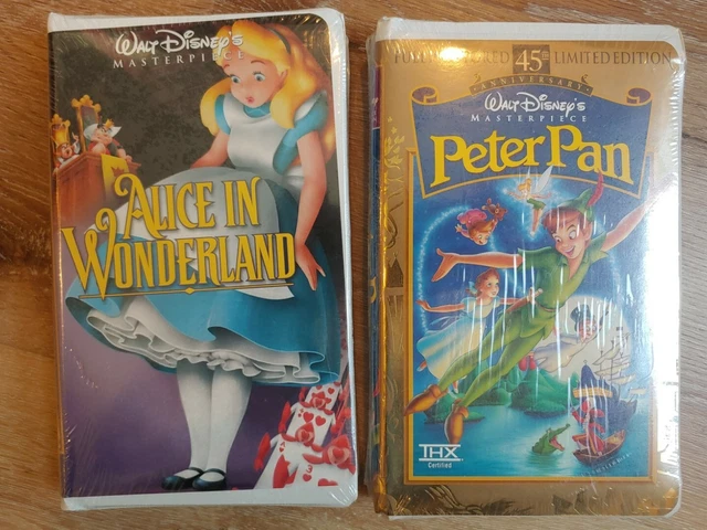 ALICE IN WONDERLAND, Peter Pan VHS, Disney VHS Lot $19.99 - PicClick CA