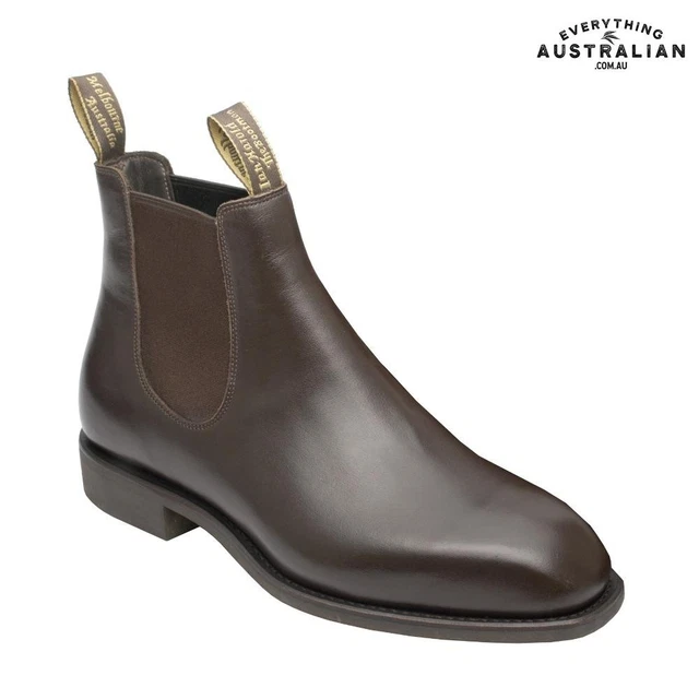 HAROLD BOOTS GRAZIER Chocolate $495.00 - PicClick AU