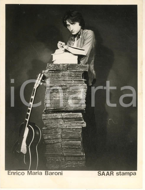 1975 CA MUSICA Enrico Maria BARONI - Ritratto con la chitarra *Foto ...
