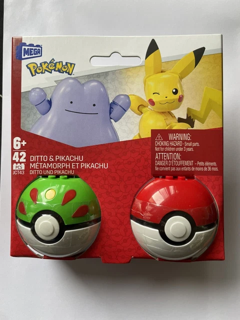 MEGA BLOCKS Pokémon Pokéball Pikachu Et Metamorph SCELLÉ EUR 12,50 ...