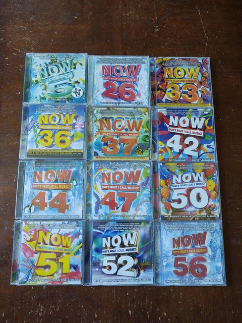 NOW THATS WHAT I Call Music 12 Cd Lot Various Artists Pop Rap Hip Hop ...