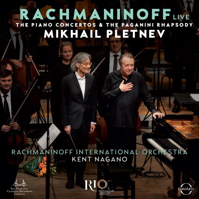 SERGEI RACHMANI RACHMANINOFF Live: The Piano Concertos & the Paganini ...
