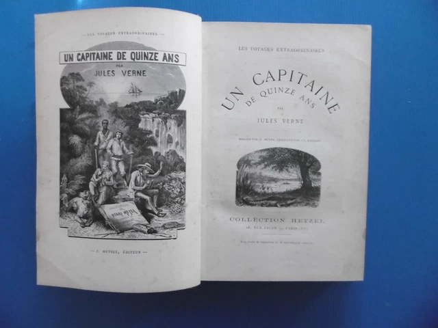 JULES VERNE - Collection Hetzel- Un Capitaine De Quinze Ans- H.meyer ...