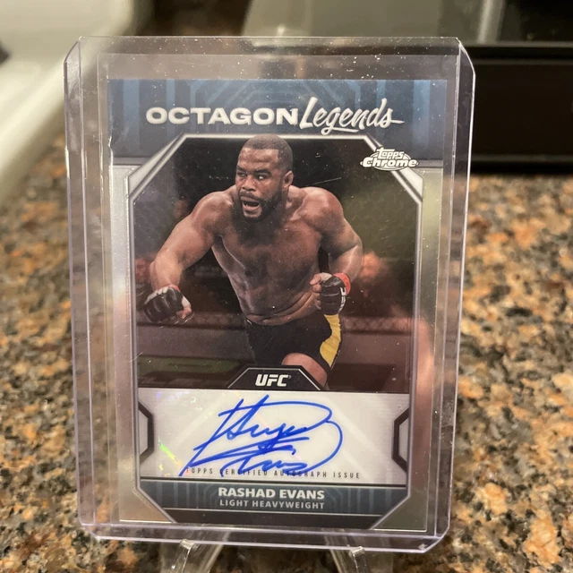 RASHAD EVANS OCTAGON Legends Auto 2024 Topps Chrome UFC / OLA-REV EUR 0 ...