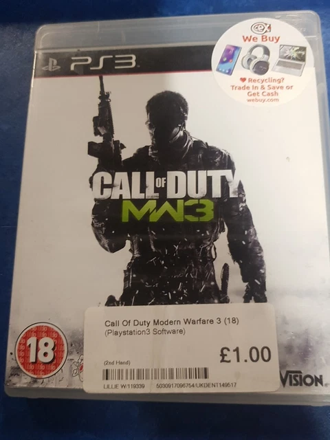 CALL OF DUTY Modern Warfare 3 PS3 MW3 PlayStation 3 Complete With Manual PAL £4.34 - PicClick UK