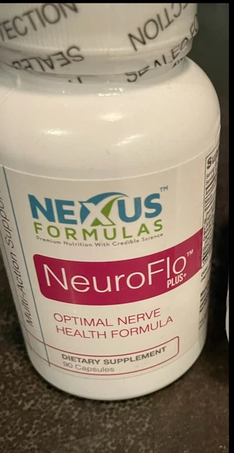 NEXUS FORMULAS NEUROFLO Plus+ Optimal Nerve Health Formula 90 Capsules ...