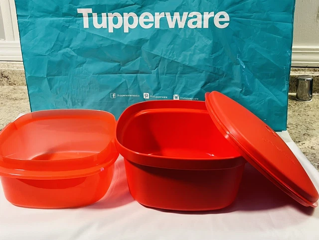 TUPPERWARE MULTI SERVER 3L Microwave Steam Cook Multiservicio Red New ...