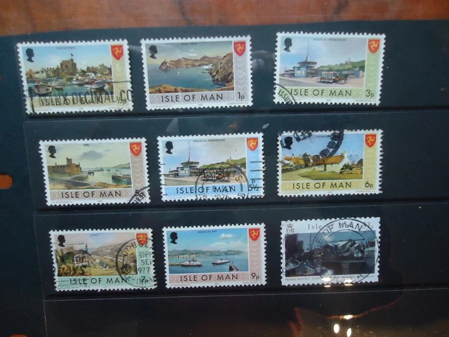 VIEWS OF THE isle of man postage stamps 1970's £2.28 - PicClick UK