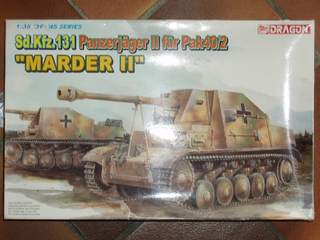 MAQUETTEDU MARDER II SD.KFZ.131 PANZERJAGER - MaquetteDRAGON 1:35, réf ...