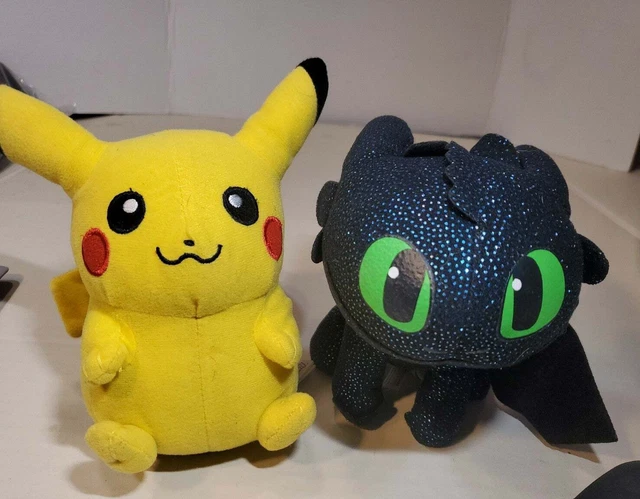 PIKACHU AND HOW To Train Your Dragon"s Toothless Plush £15.00 - PicClick UK