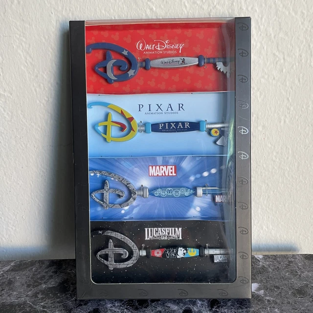 DISNEY STORE WALT Disney Pixar Studio Marvel LucasFilm Starter Key Collection £18.89 - PicClick UK