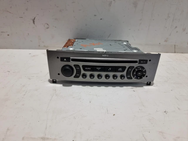 PEUGEOT 308 RADIO Stereo CD Player Head Unit 1-Din 2008 MK1 T7 OEM 96647511XH £29.99 - PicClick UK