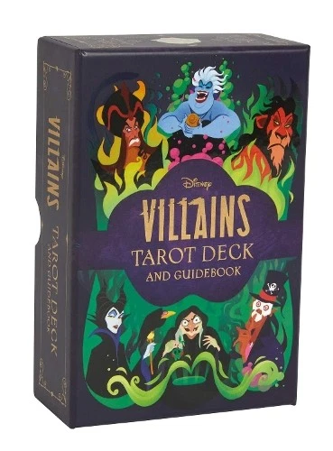 MINERVA SIEGEL ELLIE Goldwine Disney Villains Tarot Deck and Guidebook ...