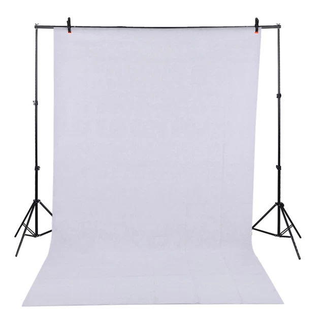 PHOTOGRAPHY STUDIO BACKGROUND Support Stand White Screen Backdrop Photo ...