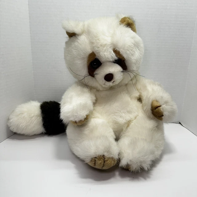 VINTAGE 1984 ETONE 22" White Albino Raccoon Plush $59.00 - PicClick
