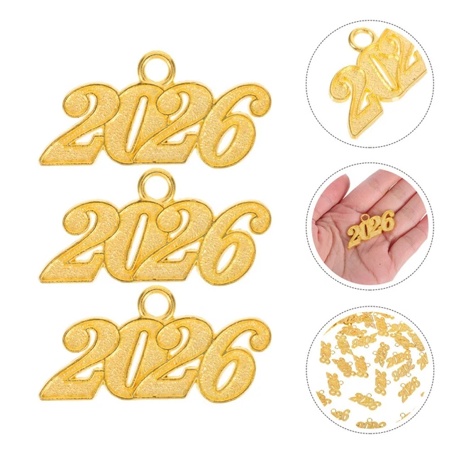 50PCS 2026 GRADUATION Charms 2026 Tassel Charm Grad Pendant Charms For ...