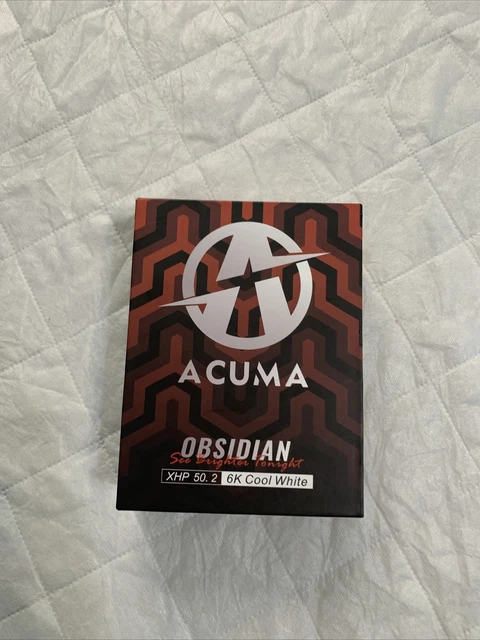 ACUMA OBSIDIAN LED Headlight XHP 50.2 6K Cool White Conversion Kit F-R8 ...