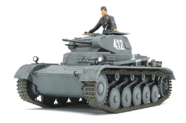 TAMIYA MODELS PANZERKAMPFWAGEN II Ausf.A/B/C Model Kit (échelle 1/48 ...