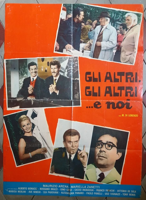 GLI ALTRI GLI ALTRI E NOI soggettone Gino Cervi Vittorio De Sica Ugo ...