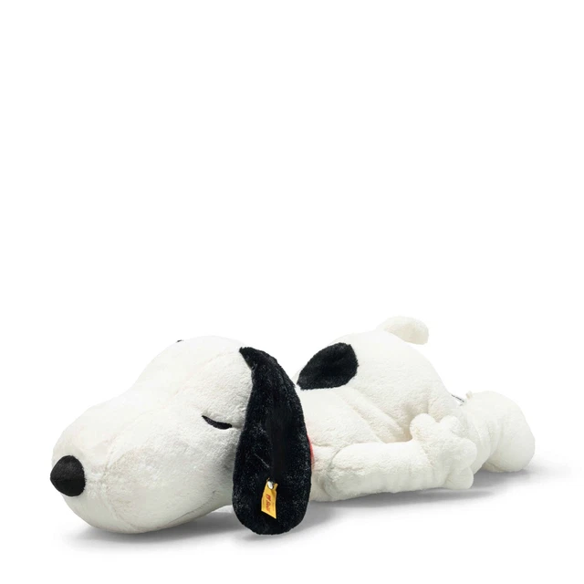 STEIFF PEANUTS SNOOPY Allongé Doux Câlin Peluche 17" Ours En Peluche ...