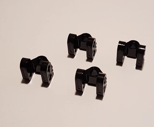 4X LEGO TECHNIC Achs Pin Verbinder Spalt 92907 schwarz Technik 4610371 ...