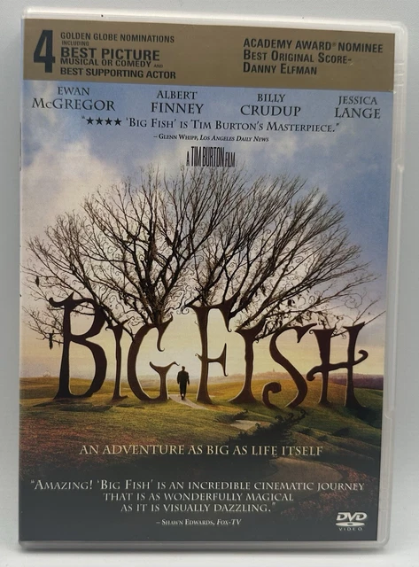 BIG FISH DVD Widescreen Helena Bonham Carter Alison Lohman Danny DeVito ...