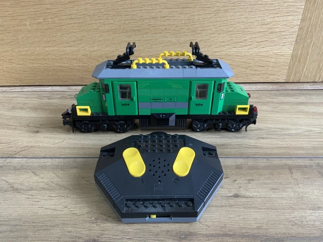 LEGO TRAIN RAILWAY 7898 Locomotive Green Cargo Engine carriage Motor ...