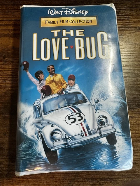 THE LOVE BUG - VHS Disney Channel Classic 1997 Bruce Campbell RARE ...
