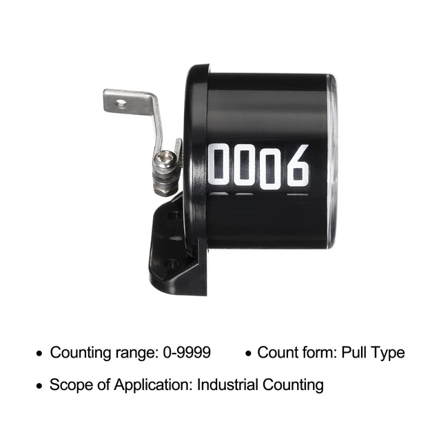 MANUAL TALLY COUNTER, 4 Digits Tally Counter Hand Mechanical Clicker £ ...