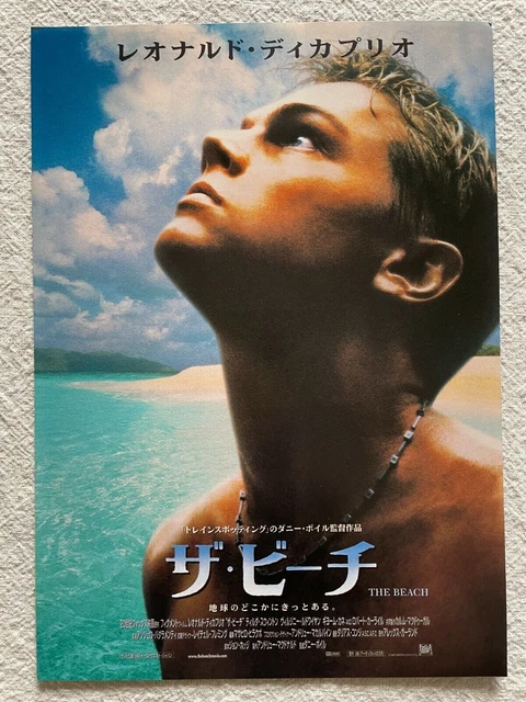 VOLANTINO DEL FILM The Beach 2000 Chirashi giapponese B5 Danny Boyle... EUR 15,32 - PicClick IT