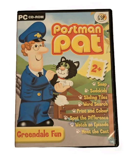 POSTMAN PAT GREENDALE Fun PC CD-ROM Game, Rare Retro Game £14.00 ...
