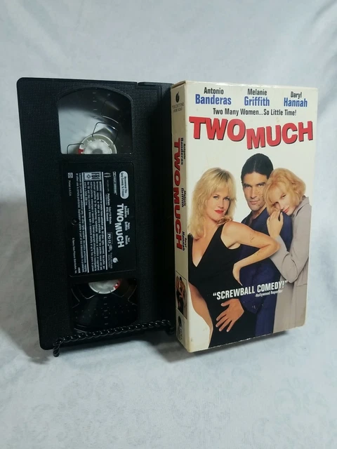 TWO MUCH (VHS, 1996) Antonio Banderas Melanie Griffith Daryl Hannah £3.53 - PicClick UK