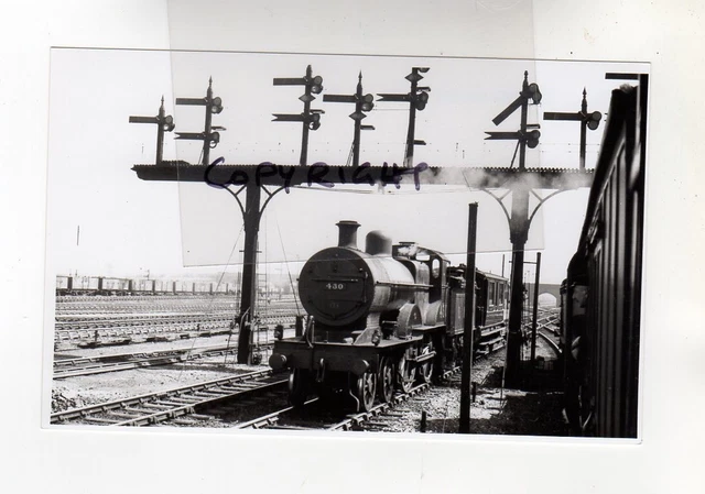 RAIL PHOTO LMS MR 440 430 Peterborough Nr station LNER GNR ...