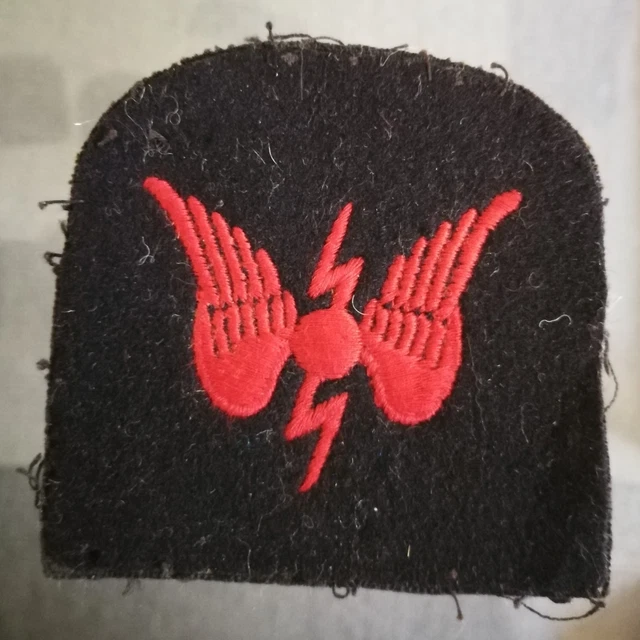 WW2 ROYAL NAVY wireless radio operator telegraphist, trade patch, RN ...
