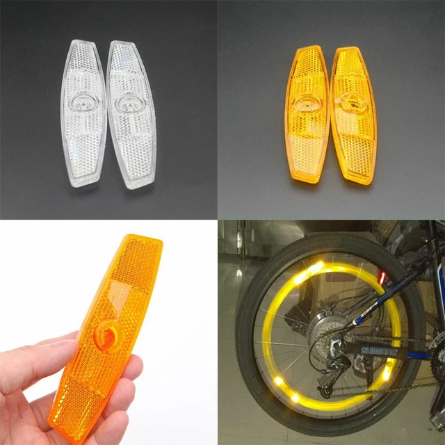 QUALITY BICYCLE SPOKE Reflector Warning Lights Wheel Reflective ...