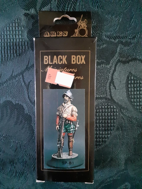 ARES MINIATURES BLACK Box SP B1 Fig. arquebusier espagnol (conquistador ...