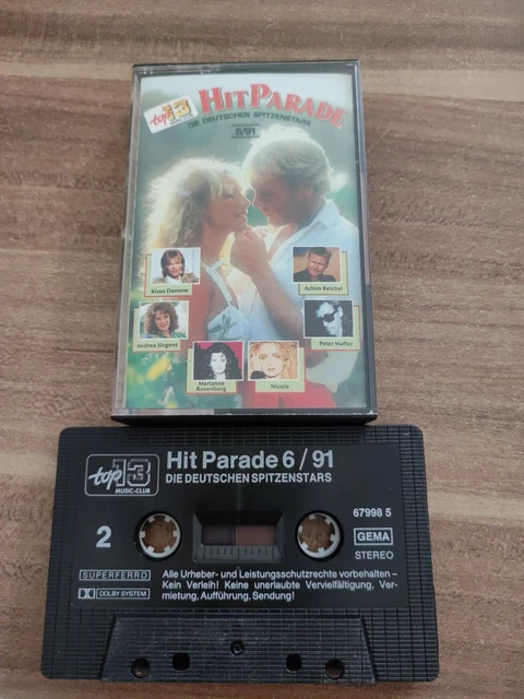 HIT PARADE DIE Deutschen Spitzenstars 6 - 91 MC Kassette Musik Tape EUR ...