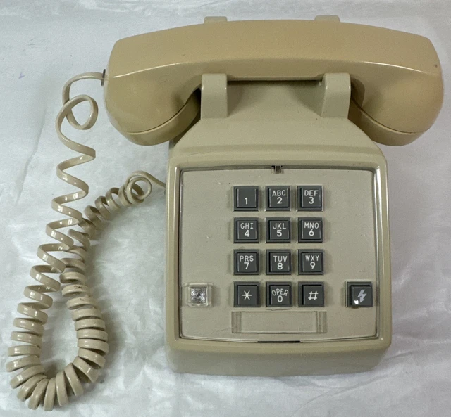 VINTAGE TELEPHONE PUSH Button Desk top Premier 2500+Access+M/W Cream ...
