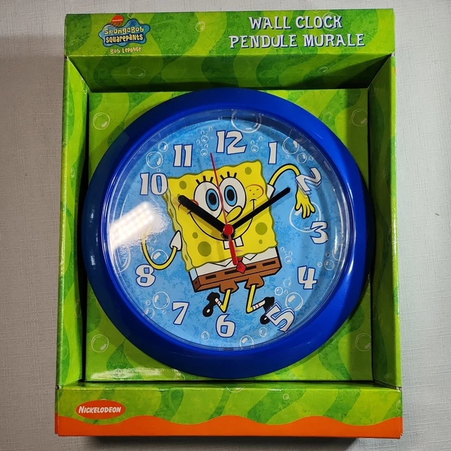 SPONGEBOB SQUAREPANTS WALL Clock $44.00 - PicClick CA