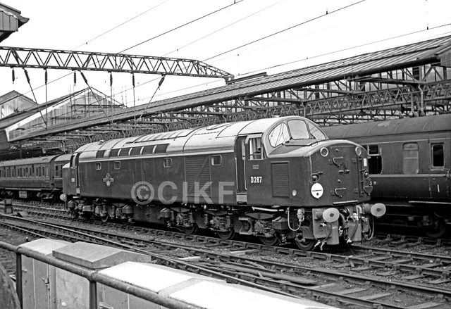 RAILWAY PHOTOGRAPH 6X4 Diesel loco D287 Crewe 1961. £2.95 - PicClick UK