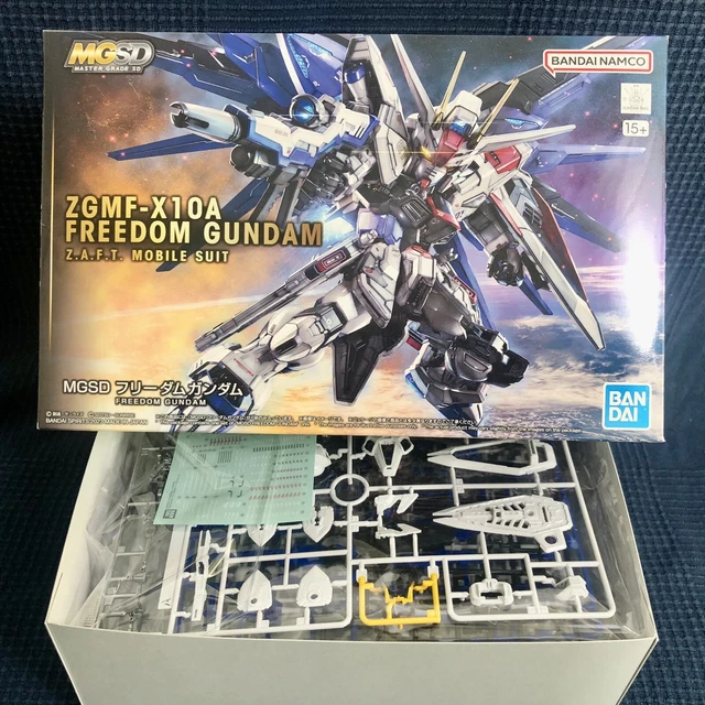 BANDAI BAUSATZ GUNPLA Gundam Seed MGSD ZGMF-X10A Freedom Gundam Neu OVP ...