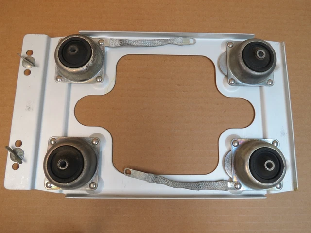 ORIGINAL WWII AIRCRAFT VHF & Dynamotor Mounting Tray with 4 Lord Mounts ...